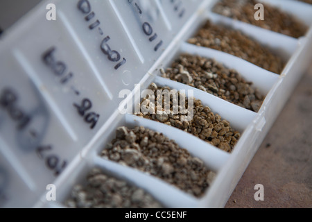 RC Drilling Rock Chips Stock Photo - Alamy