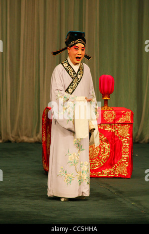 Male Peking opera performer singing, Beijing, China Stock Photo - Alamy
