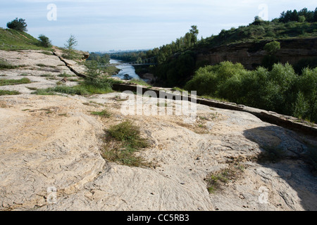 Yuxi River, Red Stone Gorge, Yulin, Shaanxi , China Stock Photo - Alamy
