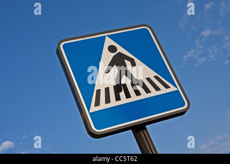 European style Pedestrian Crossing Sign, Helsinki, Finland Stock Photo ...