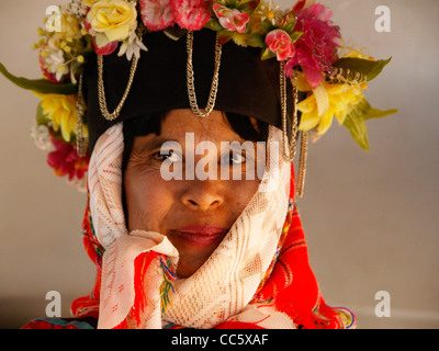 Blang woman in traditional costume, Xishuangbanna Nationality Culture ...