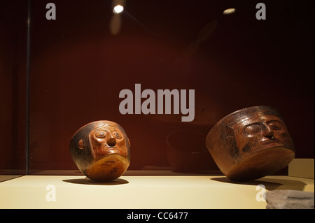 Peru, Lima. Inca artifacts at the National Museum of Archaeology ...