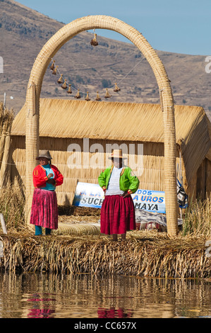 Peru Puno Lake Titicaca two old steamers SS Olanta and SS Inca Stock ...