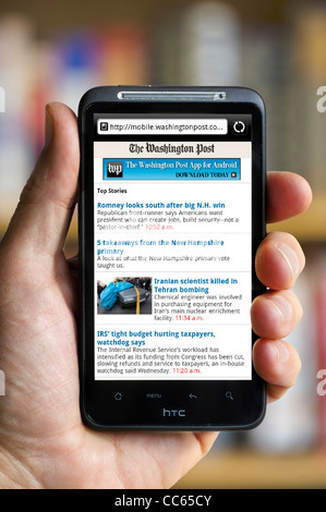 The Washington Post online edition Stock Photo - Alamy