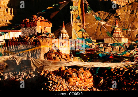 Tholing Monastery, Zada Clay Forest, Ngari, Tibet, China Stock Photo ...