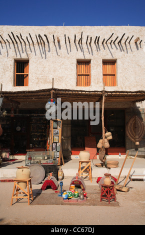 The covered streets in a Doha Souk (souq Stock Photo - Alamy