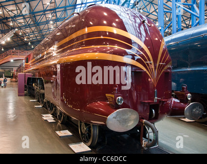 The Duchess of Hamilton steam locomotive a beautifully streamlined ...