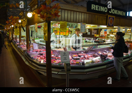 Finland, Turku, Kauppahalli Market Hall, people, street scene Stock ...