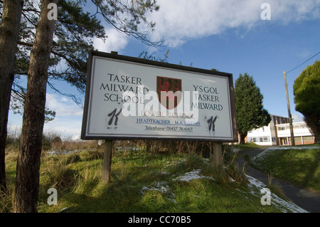 Tasker Milward Lower School in Haverfordwest, South West Wales Stock ...