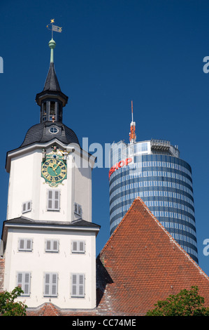 Jentower, Jena city Thuringia, Germany Stock Photo - Alamy