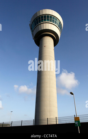 Air Traffic Control Tower, Amsterdam Schiphol Airport, in North Holland ...