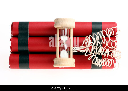 Symbol picture, time bomb. Bomb remote controlled explosive device ...