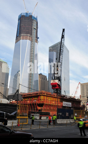 Ground Zero in Manhattan New York City USA in September 2002 Stock ...