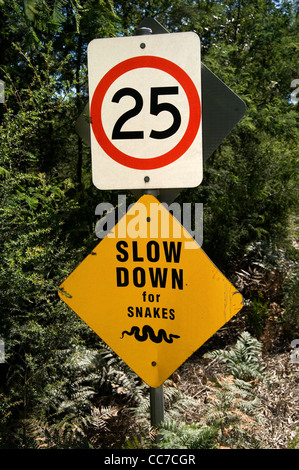 snake warning sign Stock Photo - Alamy
