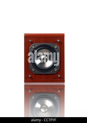 Stero speakers isolated against a solid background Stock Photo - Alamy
