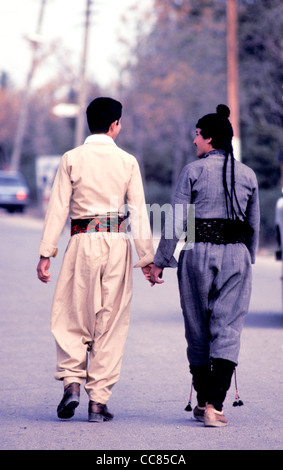 Kurdish men in traditional costume in Barzan, Iraqi Kurdistan from ...