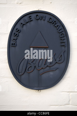 Metal Bass sign Stock Photo - Alamy