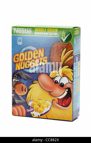 Nestle golden nuggets breakfast cereal in a 375g pack Stock Photo - Alamy