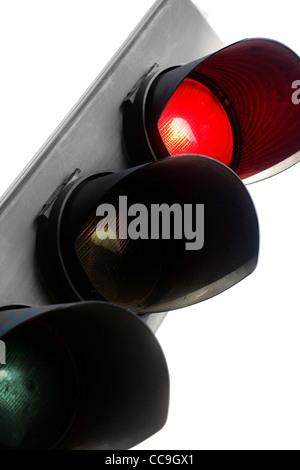 Red Traffic Light Stock Photo - Alamy