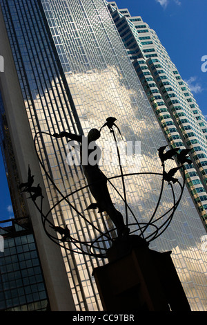United Nations monument outside Union Station, Toronto, Canada Stock ...