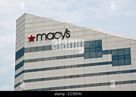 Corporate headquarter office building of Macy's, the large American department store. The office ...