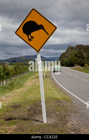 Kiwi Road sign Stock Photo - Alamy