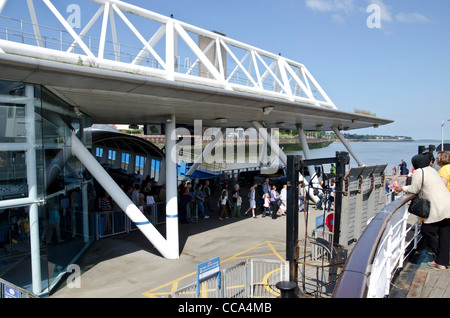 The Seacombe Ferry Terminal for the Ferry 'Cross the Mersey at ...
