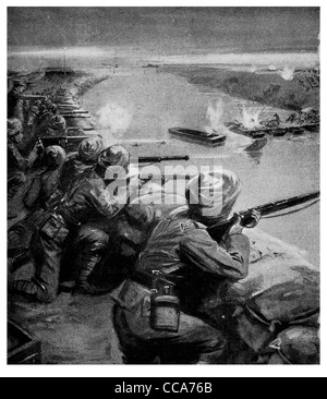 World War 1: Turkish Infantry, 1914. French postcard series: '1914 ...