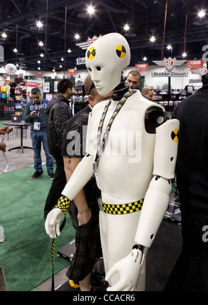 Crash test dummy model at SEMA - Las Vegas, Nevada USA Stock Photo - Alamy