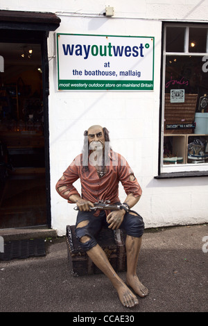 Mallaig shop Dummy Scotland UK Stock Photo - Alamy