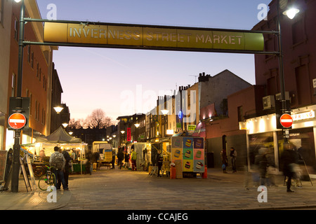 Inverness Street market, Camden Town, London, England, UK Stock Photo ...