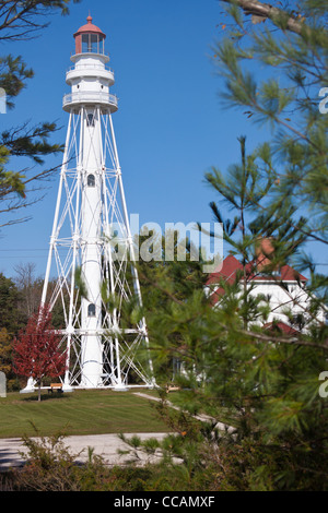 Rawley Point Lighthouse Lake Michigan Point Beach State Forest, Two ...