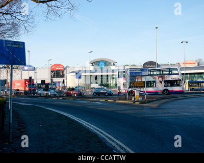 Middleton Bus Station, Middleton, Greater Manchester,Lancashire Stock ...