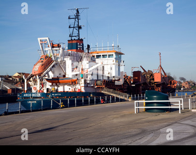 Arco Beck trailing suction hopper dredger ship Great Yarmouth Stock ...