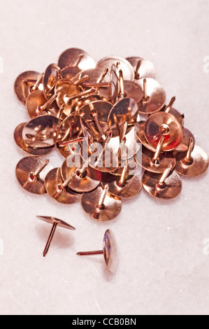Single Thumb Tack Stock Photo - Alamy