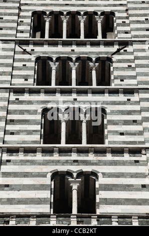 Bell Tower Of The Siena Cathedral On A Sunny Day Stock Photo - Alamy