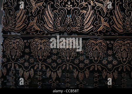 copper stamp batik fabric production Yogyakarta Indonesia Stock Photo ...