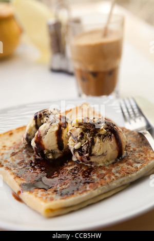 Crepe ice cream Stock Photo - Alamy