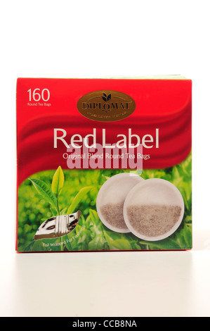 Box of Red Label tea bags Stock Photo - Alamy