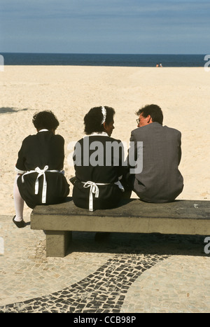 Security guard on Copacabana Beach, Rio de Janeiro, Brazil Stock Photo ...