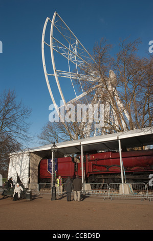 Steam engine Olton Hall in London's Hyde Park Stock Photo - Alamy