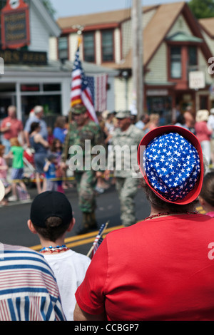 July 4th parade, Wellfleet, Cape Cod, Massachusetts, USA Stock Photo ...