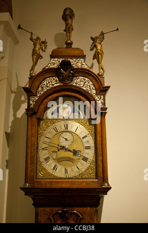 Clock in the Frans Hals museum in Haarlem. The Netherlands Stock Photo ...