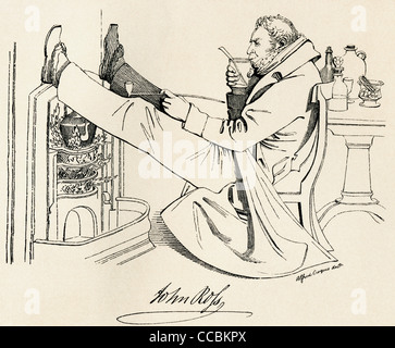 Portrait of Arctic explorer John Ross. Sir John Ross (1777-1856) was a ...