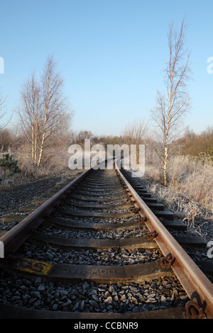 Derelict Leamside railway line as it passes through Washington in ...
