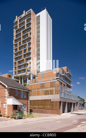 Residential Tower Block Above Plumstead Station Stock Photo - Alamy