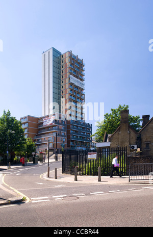 Residential Tower Block Above Plumstead Station Stock Photo - Alamy