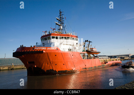 Putford Jaguar North Sea offshore supply vessel, Great Yarmouth Stock ...