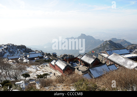 View of Mount Tai Stock Photo - Alamy