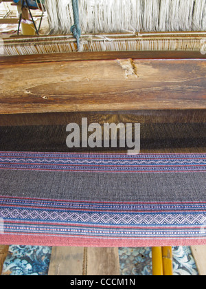 Traditional pattern of weaving of Thai Lue (Tai Lu) people in northern ...